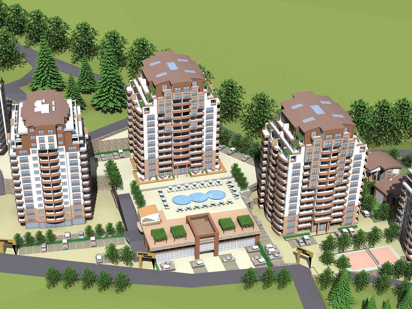 Boztepe Towers Projesi ve Fiyatları - Trabzon - Merkez | Yeni Emlak